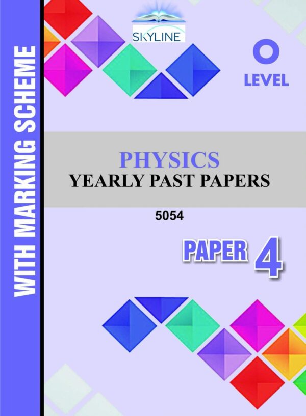O LEVEL PHYSICS PAPER 4 5054 YEARLY UNSOLVED PASTPAPER WITH MARK SCHEME ...