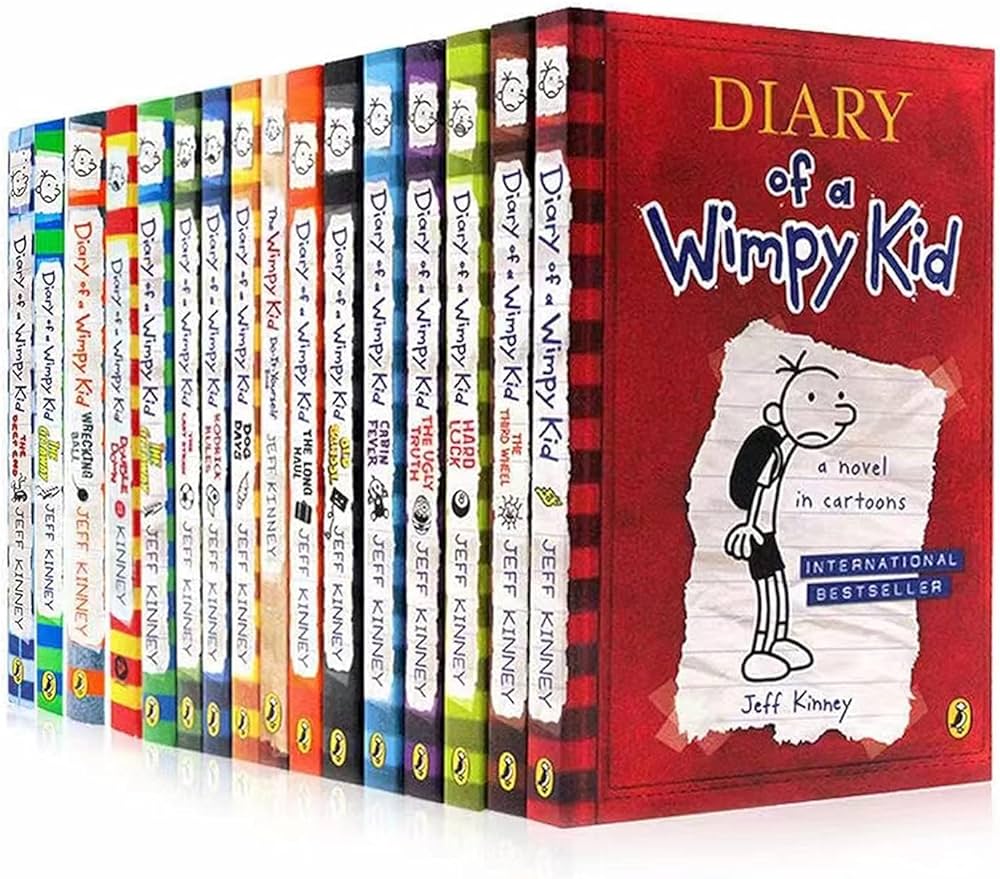 Set Of 14 books - Diary Of Wimpy Kid Books set by jeff kinney orignal ...