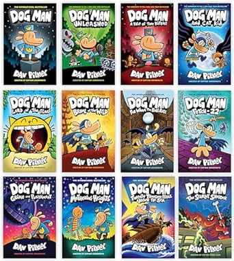 DOG MAN SERIES 12TH BOOK SET BY DAV PILKEY - Al Kitab Books