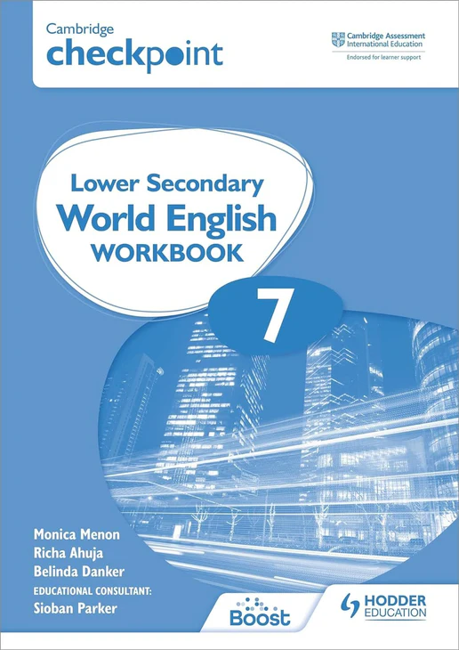 CAMBRIDGE CHECKPOINT LOWER SECONDARY WORLD ENGLISH WORKBOOK 7 by hodder education - Al Kitab Books